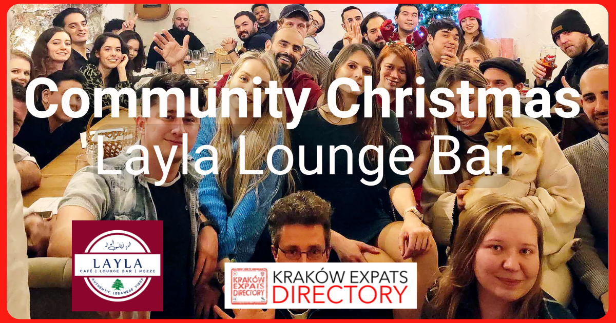 Layla Lounge Bar- Community Christmas Events 2023 - Kraków Expats Directory