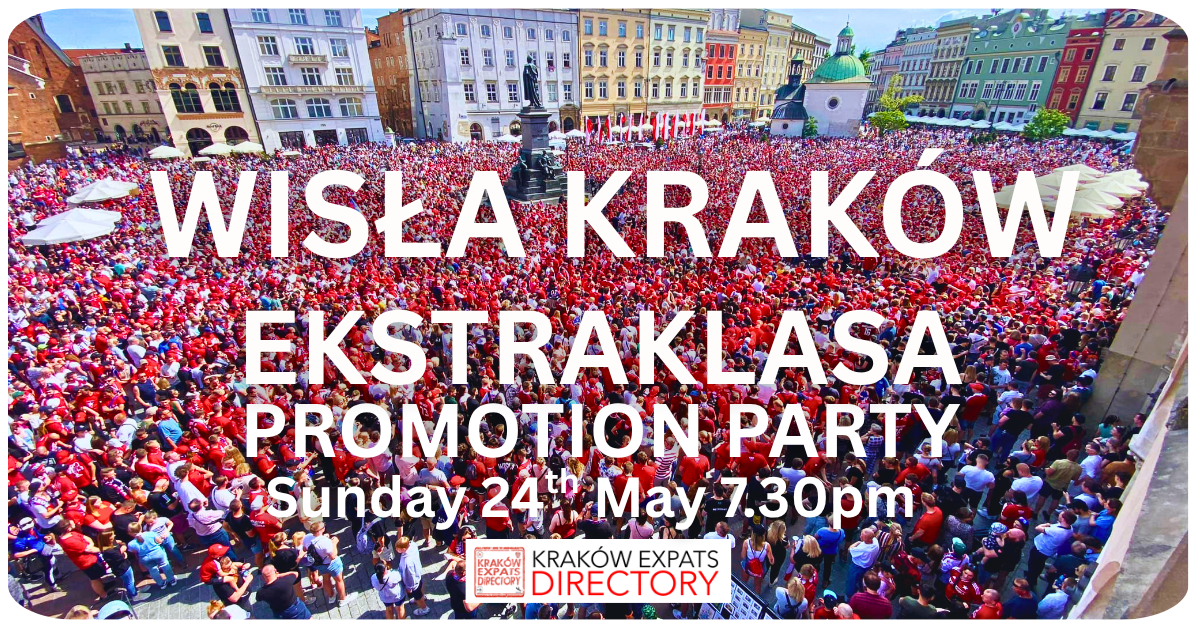 Wisła Kraków's Ekstraklasa Promotion Party - Kraków Expats Directory